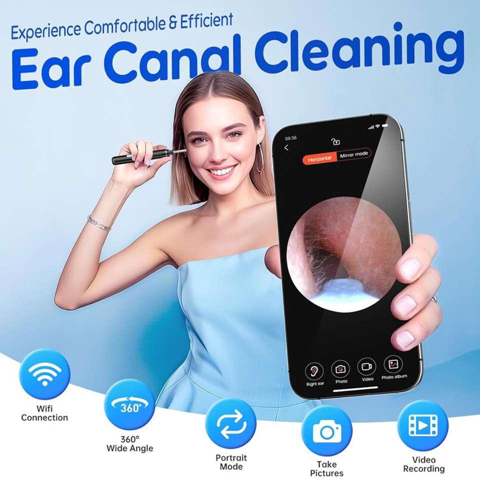 Monycare HD WiFi Otoscope Ear Cleaner for Personal Hygiene - Price in ...