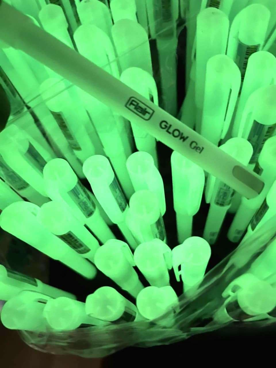 FLAIR Glow in Dark Gel Pens 0.7mm – Waterproof Blue Ink | Smooth ...
