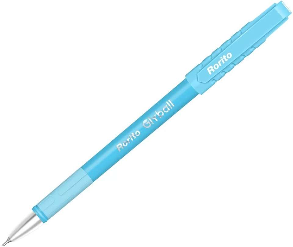 Rorito Glyball 10 Blue 10 Black Ball Pens | Zapp Writing Technology ...