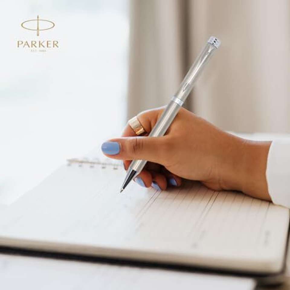 PARKER FOLIO (IPM-6) SS Chrome Trim Ball Pen - Buy PARKER FOLIO (IPM-6 ...