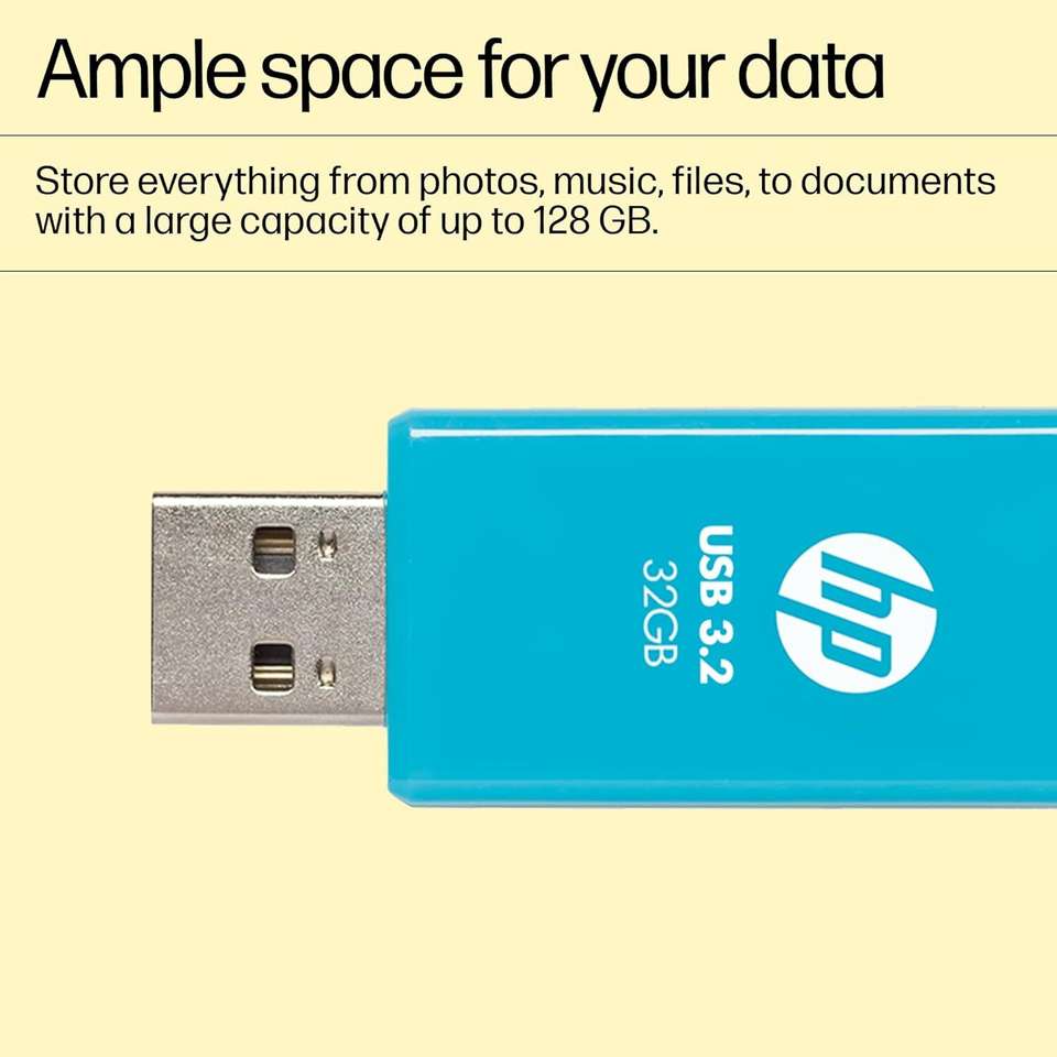 HP 712w 32GB USB 3.2 Flash Drive 32 GB Pen Drive Compatible with Laptop ...