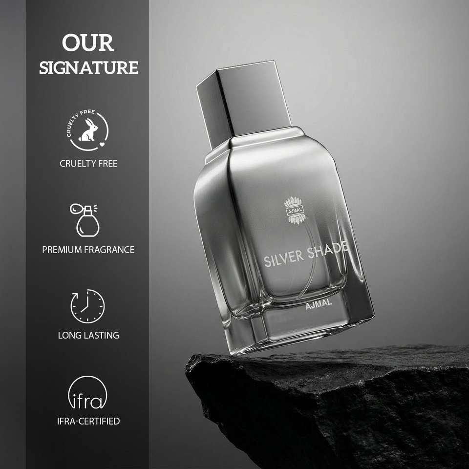 Buy Ajmal Silver Shade 100 ML Eau de Parfum - 100 ml Online In India ...