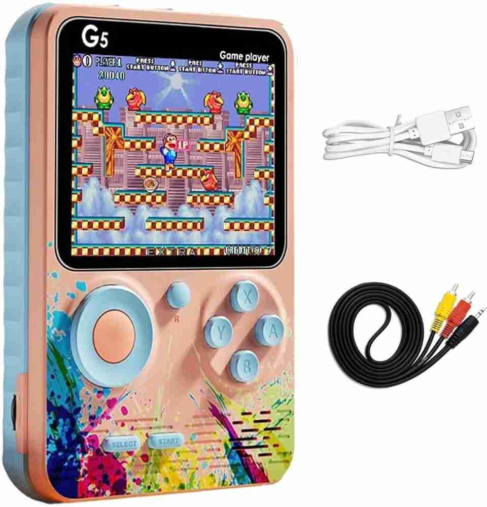 G5 500 In1 Colorful Handheld Mini Retro Game Box Also Connect with TV ...