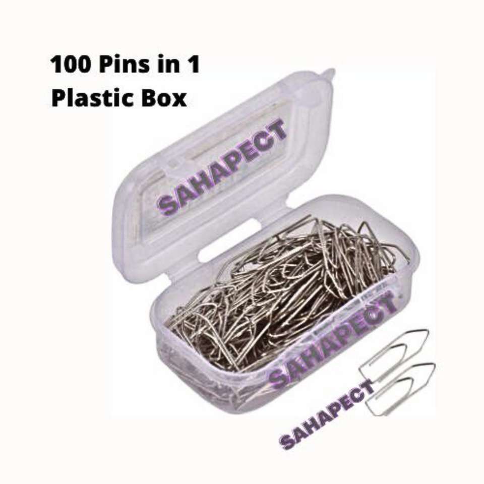 Flipkart.com | SAHAPECT Metal Stainless Steel U Clip 26 mm Paper Gem ...