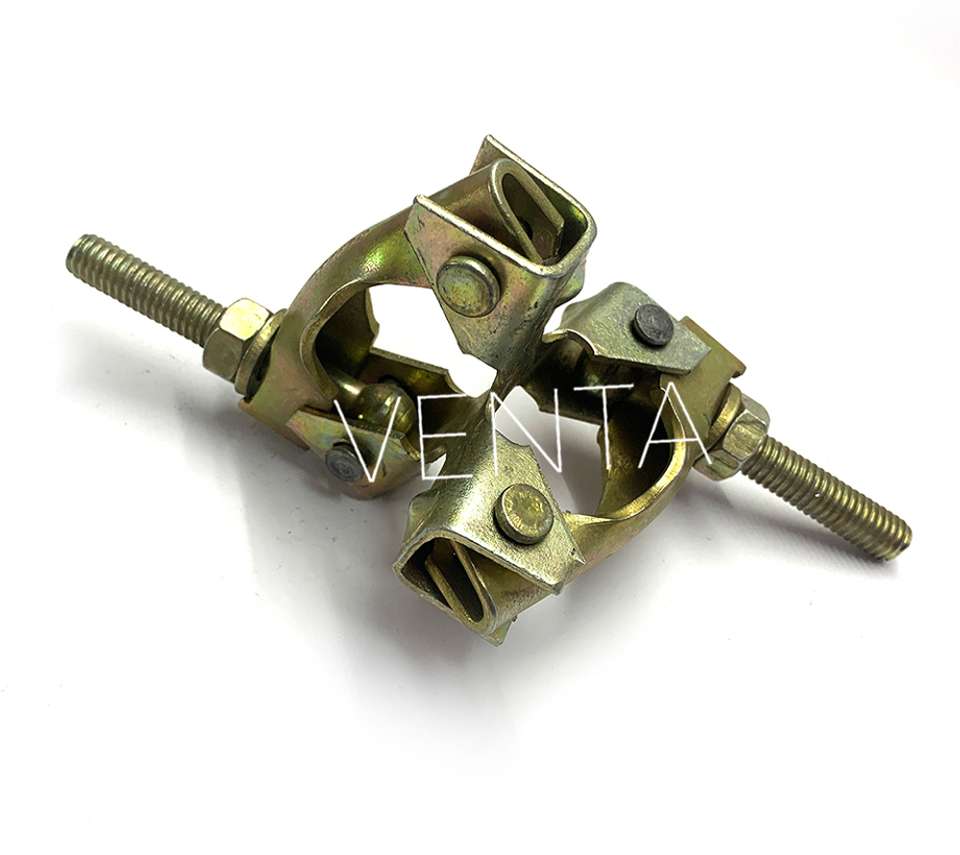 VENTA Scaffolding Pipe Pressed Fixed Clamp/Coupler 2-Way Coupling Pipe ...