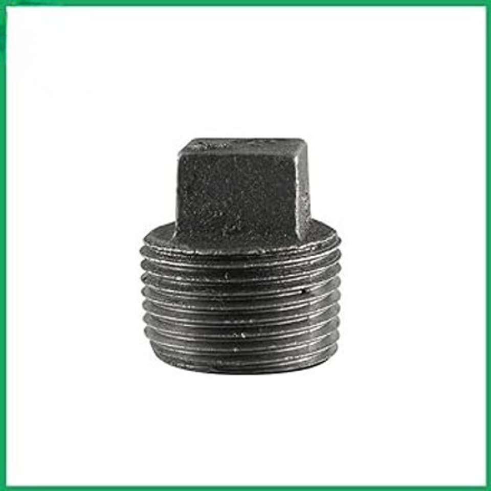 Implemental Plain Plug Square Head GI Pipe Fitting(Set of 10) (1 Inch ...