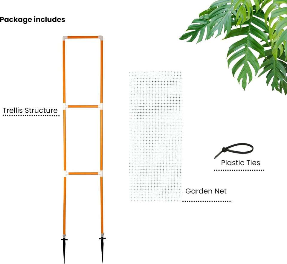 invelligen Garden Trellis –Balcony Privacy Screen with Creeper Support ...