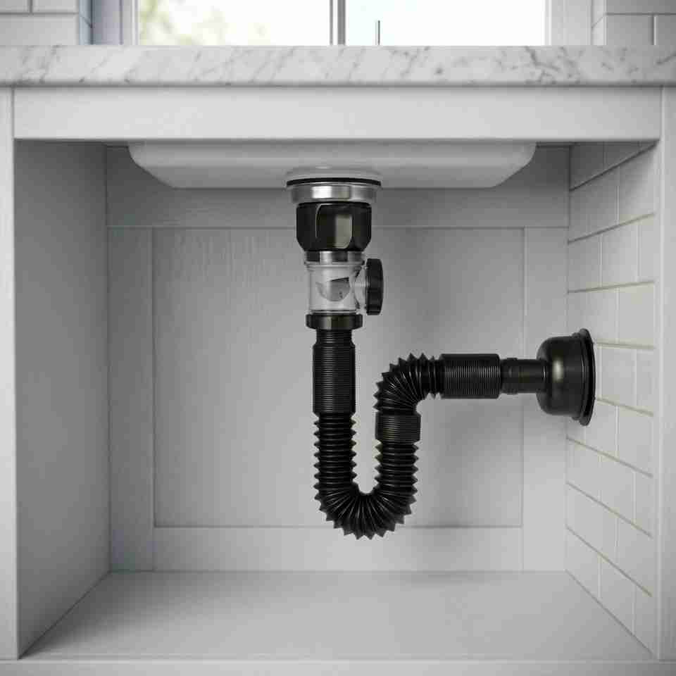 STELLARWARE Flexible Plumbing Drain Pipe for Kitchen and Bathroom Sink ...