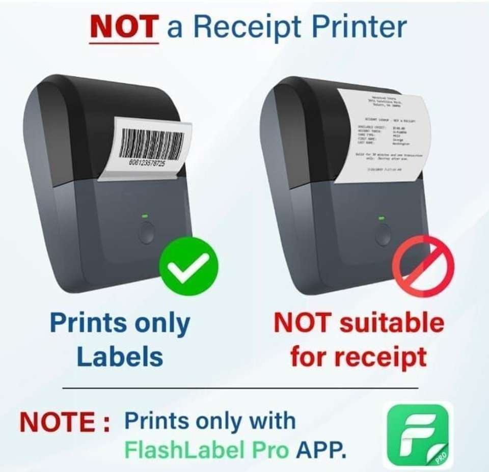 Milestone Y50 Bluetooth Thermal Label Printer for Business, Jwellery ...