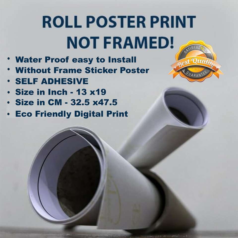 Cute and Trendy Self Adhesive Wall Posters Vinyl - Abstract posters in ...