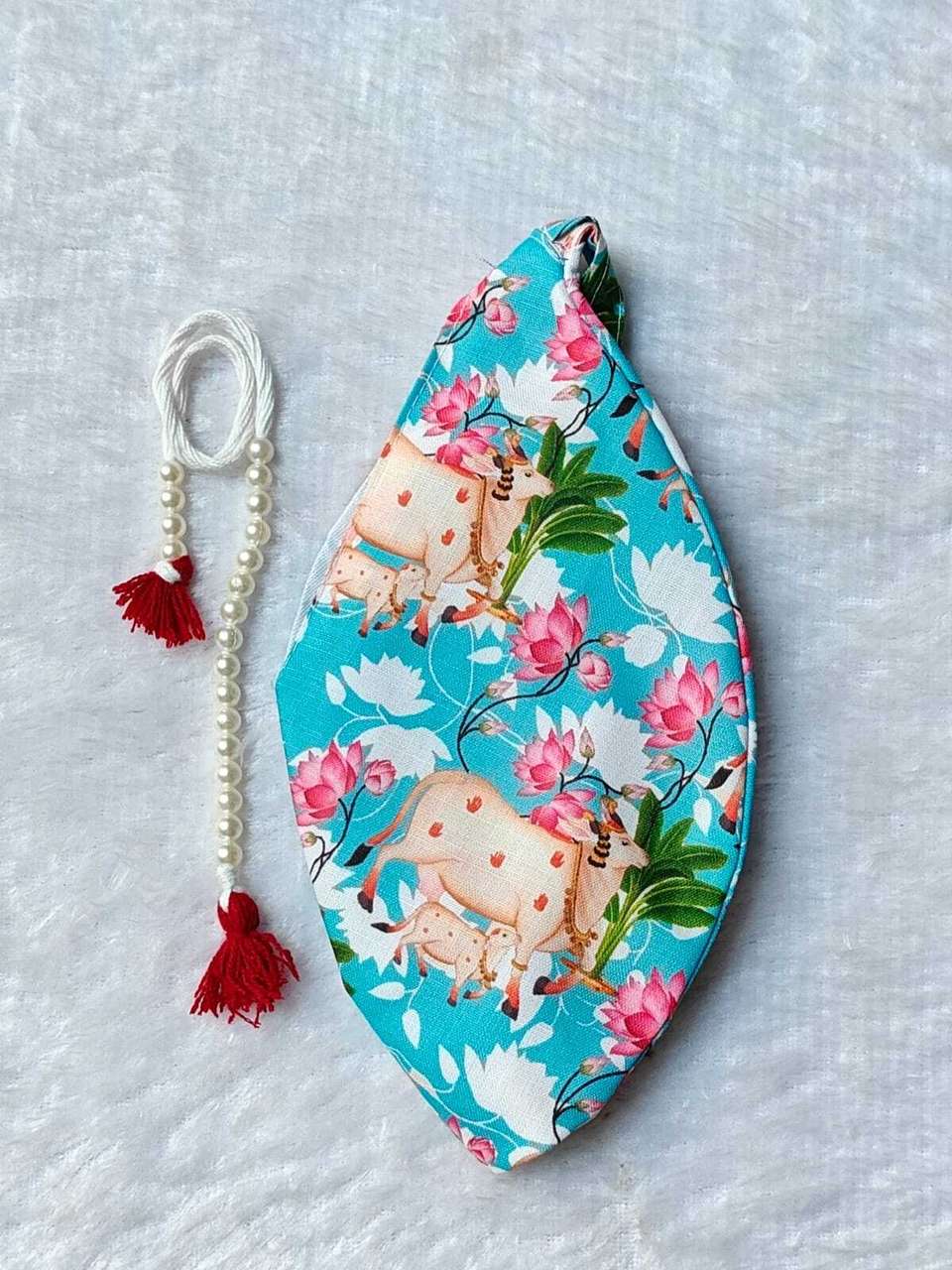 Kriddha Marketing Jaap Mala Bag for Chanting with Counter Mala Radha ...