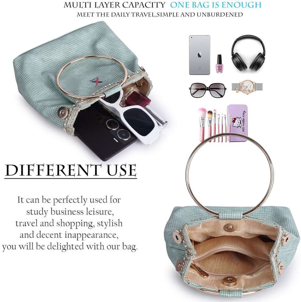 PLANX Stylish Trendy Traditional Design Wedding Party Potli Purse For ...