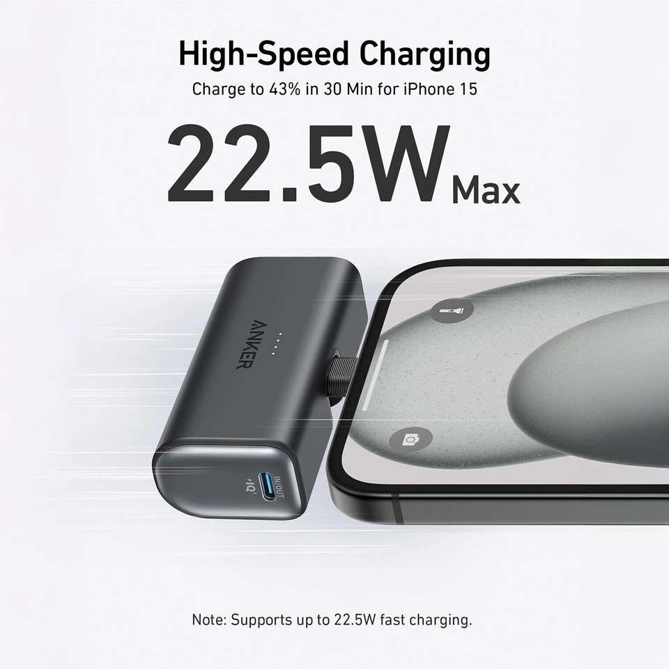 Anker 5000 mAh 22.5 W Wireless Nano Pocket Size Power Bank Price in ...