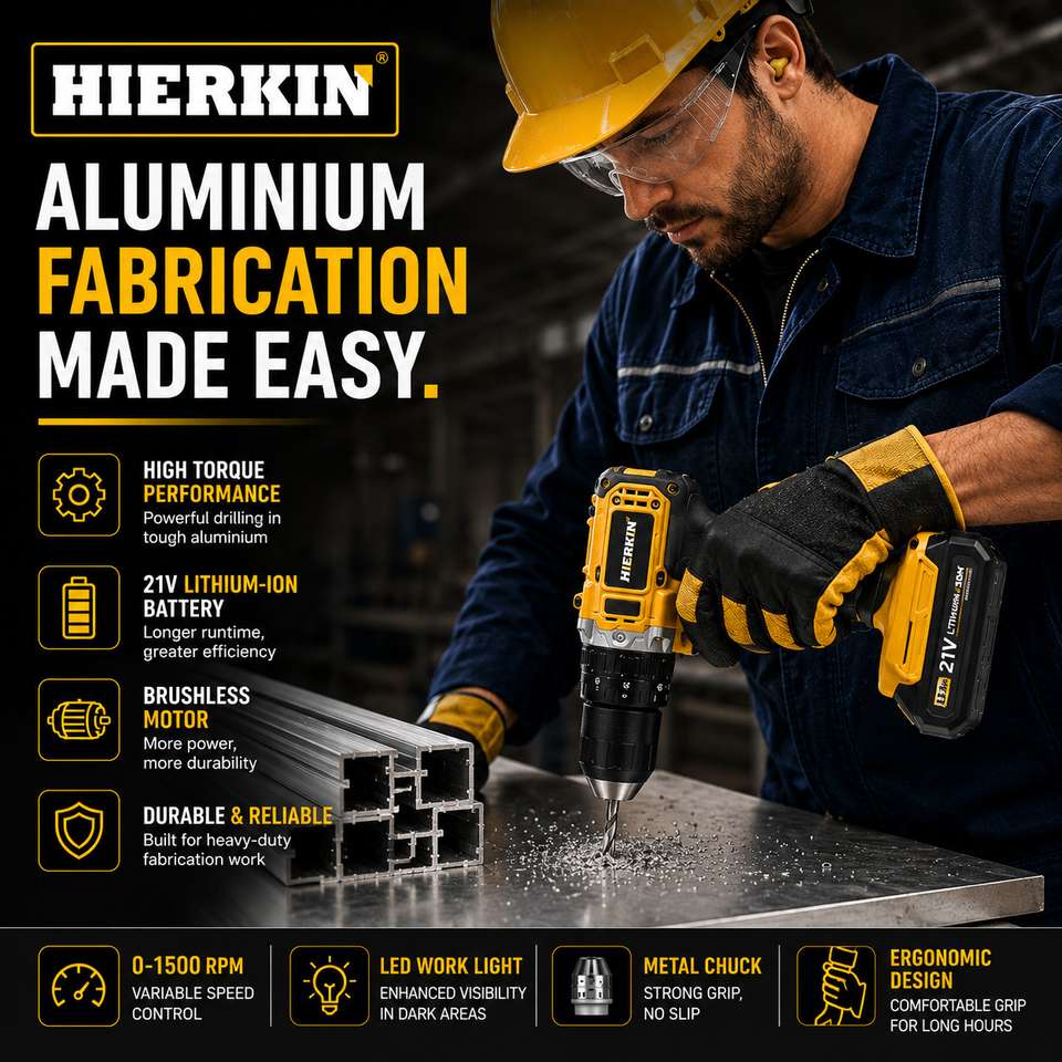 HIERKIN HIERKIN 21V Cordless Drill Driver Kit 21V Cordless Drill Driver ...