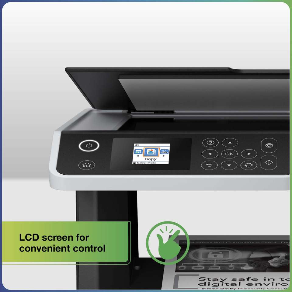 Epson M2140 Multi-function Monochrome Ink Tank Printer (Black Page Cost ...