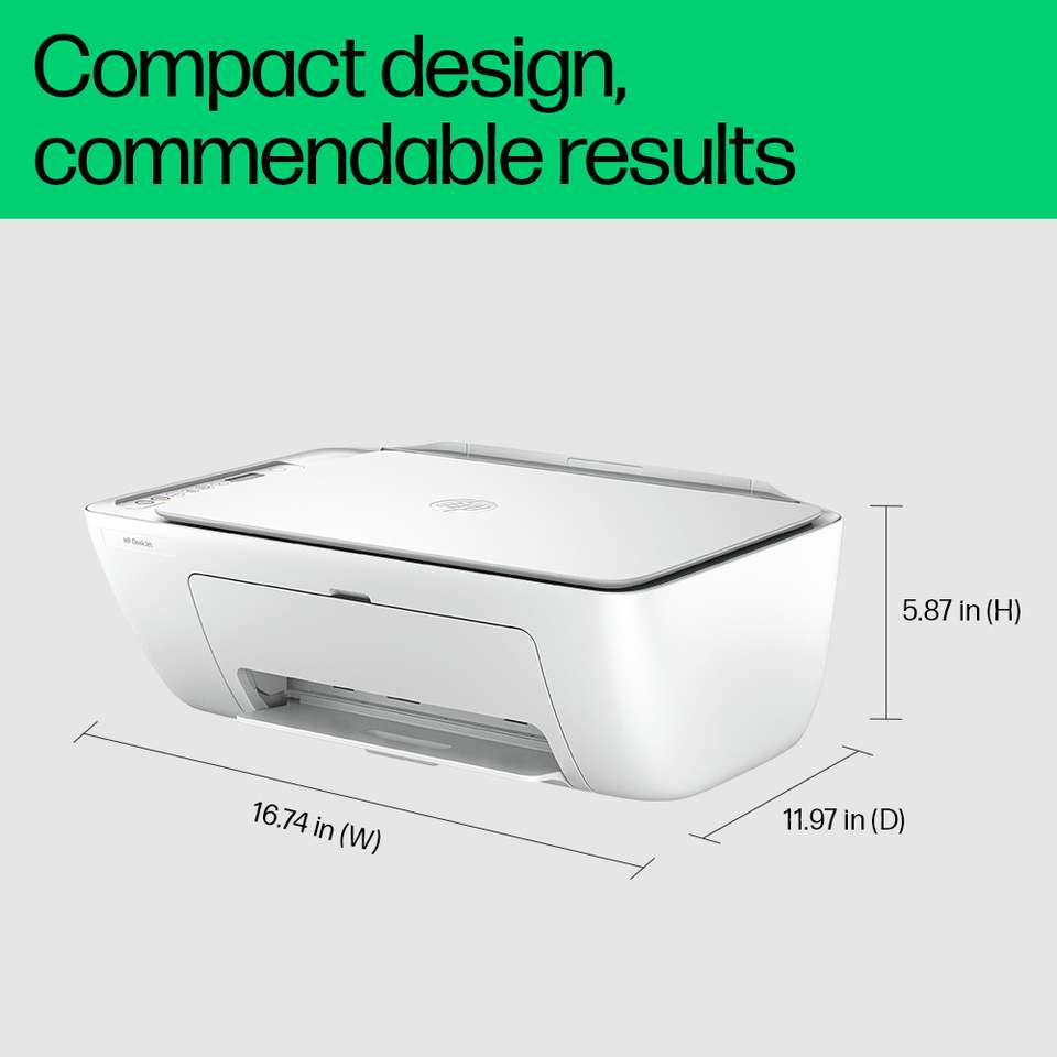 HP DeskJet 2820 All-in-One Multi-function WiFi Color Inkjet Printer for ...