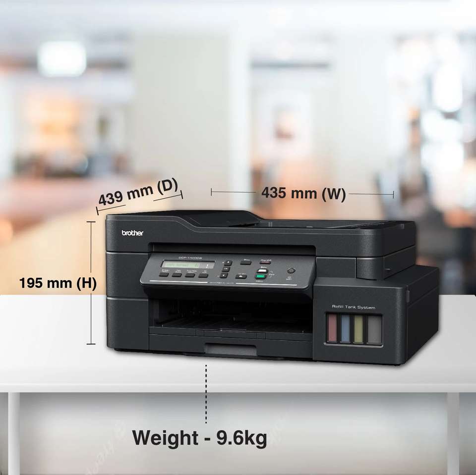 brother DCP-T820DW Multi-function WiFi Color Ink Tank Printer with Auto ...
