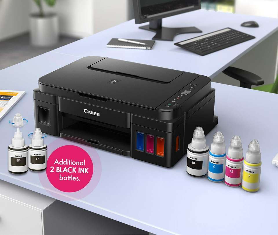 Canon PIXMA ink Efficient G3012 Multi-function WiFi Color Ink Tank ...