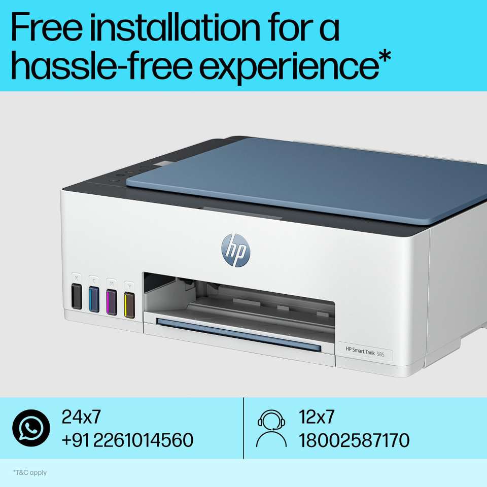 HP Smart Tank 525 All-in-One Multi-function Color Ink Tank Printer for ...