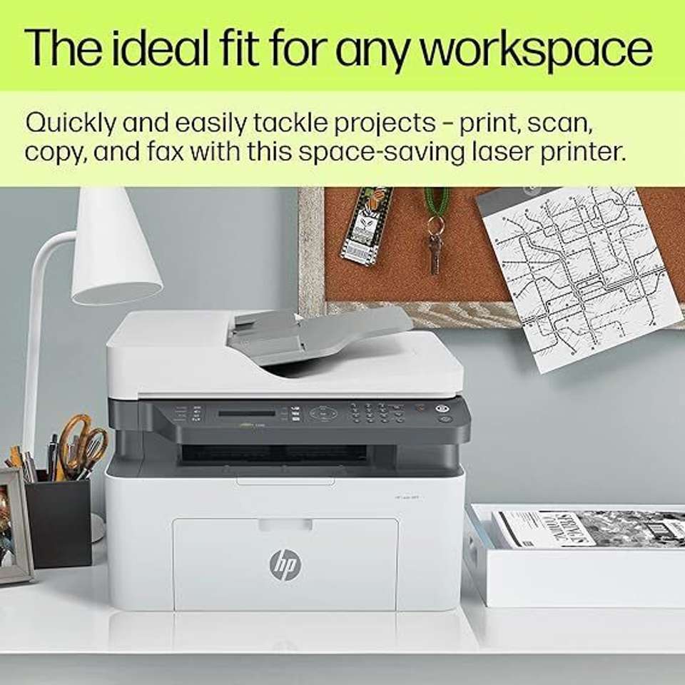 HP Laser MFP 1188Fnw, Wireless, Print, Copy, Scan, Fax, Monochrome ...