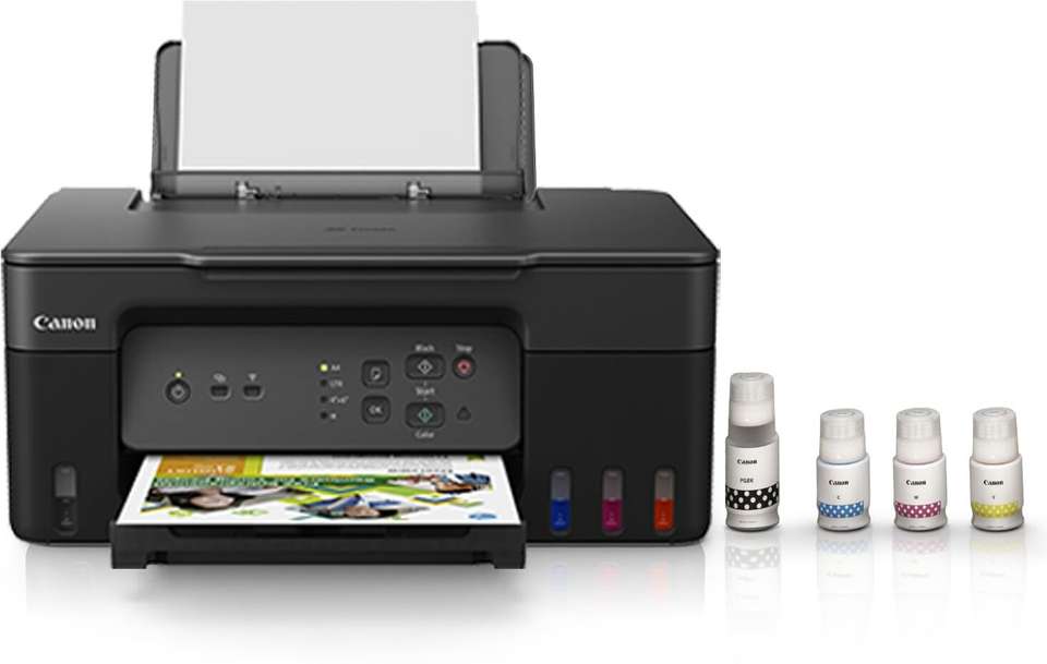 Canon PIXMA G3730 All‑in‑One Ink Tank Printer Multi-function WiFi Color ...