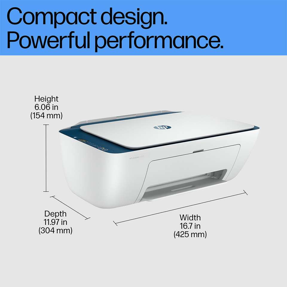 HP DeskJet 2723 Multi-function WiFi Color Inkjet Printer with Copy ...