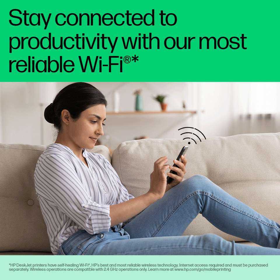 HP DeskJet Ink Advantage 2878 All-in-One Multi-function WiFi Color ...