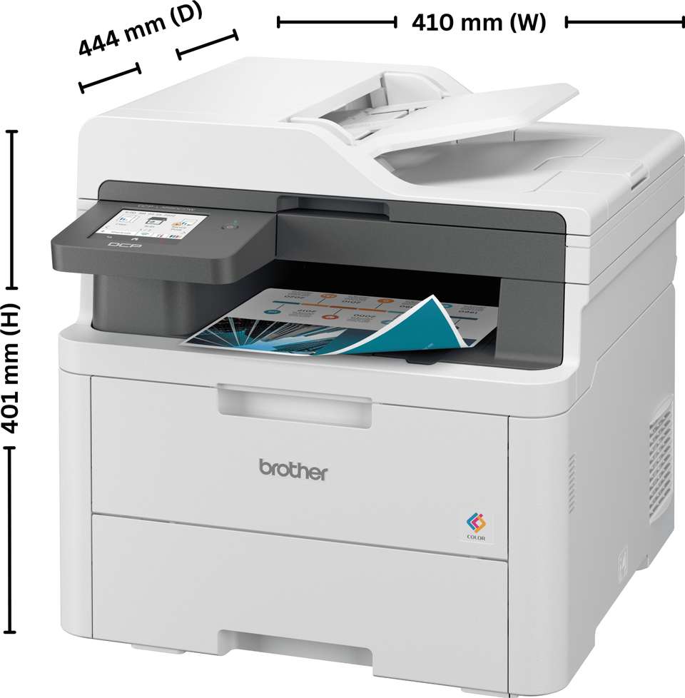 brother DCP-L3560CDW Multi-function WiFi Color Laser Printer with 3.5 ...