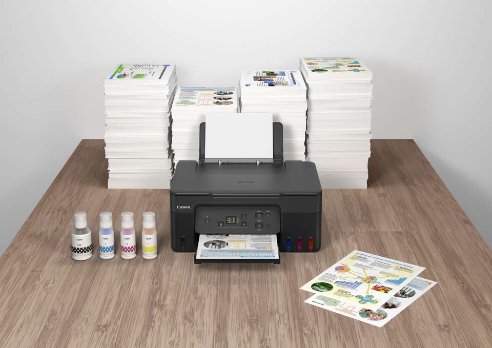 Canon PIXMA MegaTank G2770 Multi-function Color Ink Tank Printer for ...