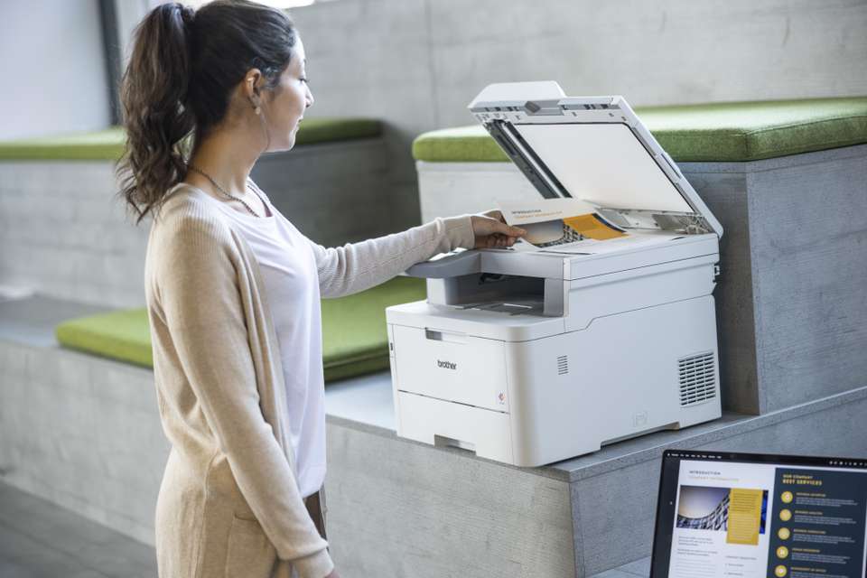 brother MFC-L3760CDW Multi-function WiFi Color Laser Printer for Print ...