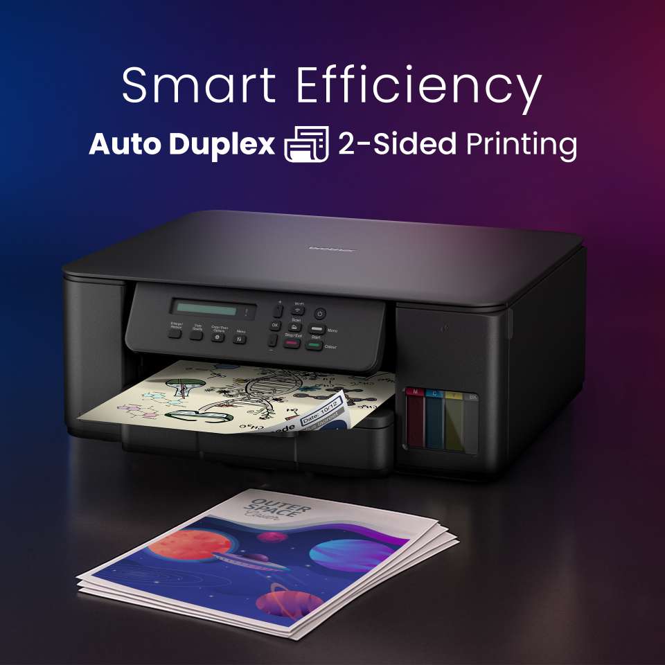 brother DCP-T535DW Multi-function WiFi Color Ink Tank Printer ...
