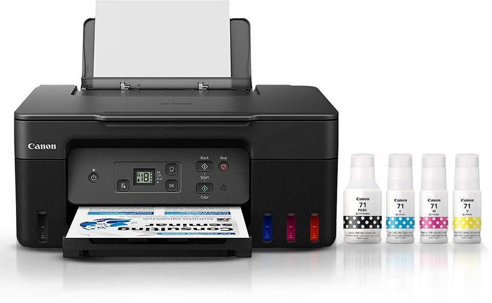 Canon PIXMA MegaTank G2770 Multi-function Color Ink Tank Printer for ...