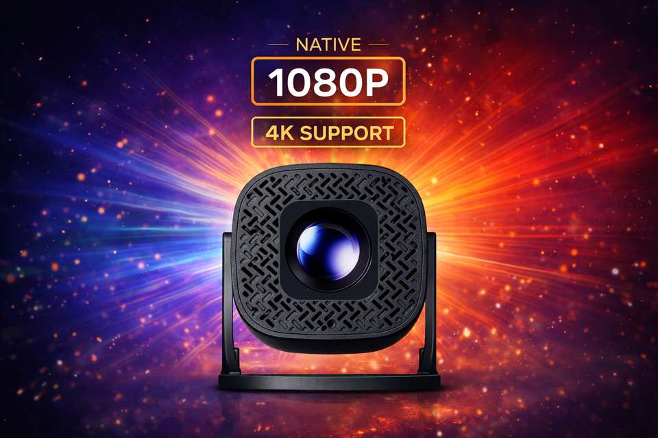 Reysol Projector| Native 1080P| 4K Support|WiFi 6|Miracast|270 ...