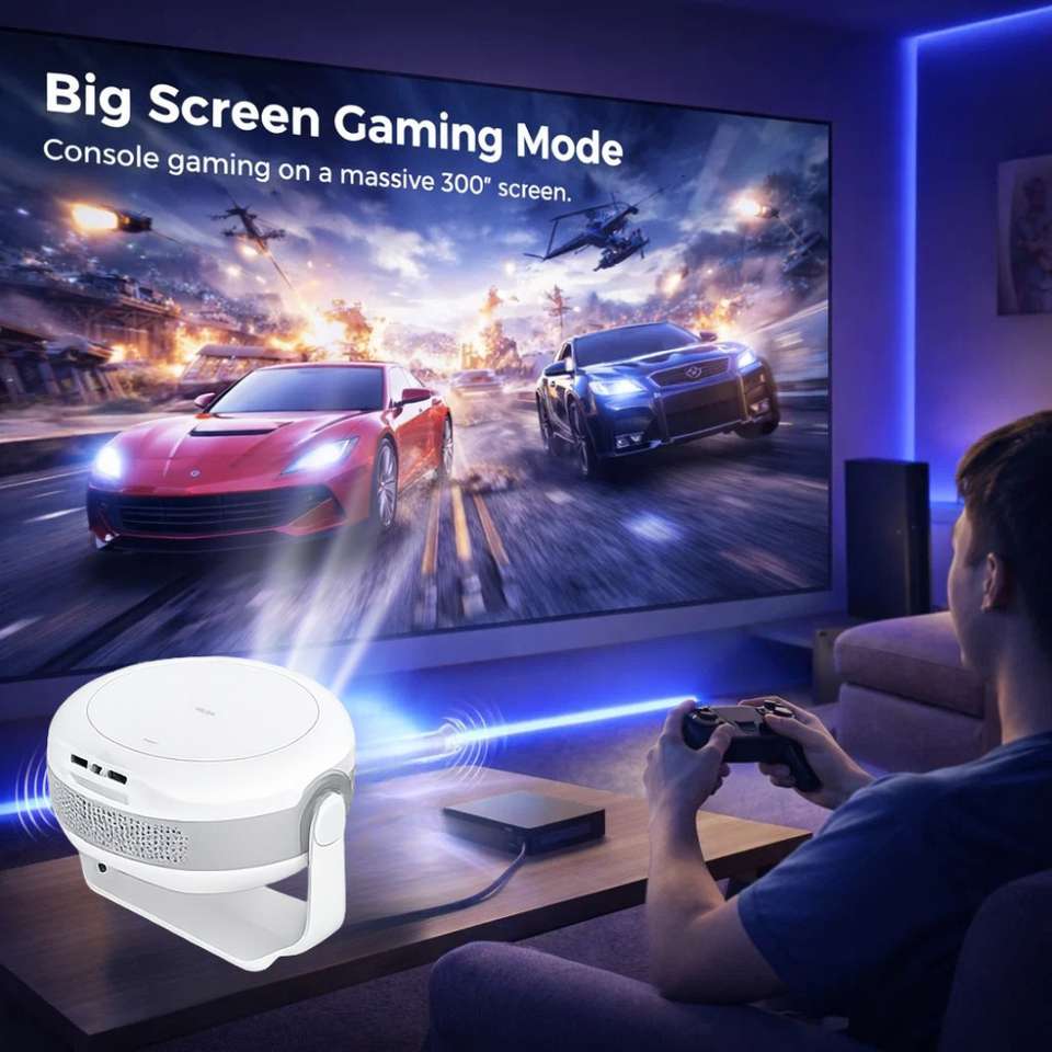 Maizic Smarthome TEJ XL Native 4K Smart LED Projector | 300” Screen ...