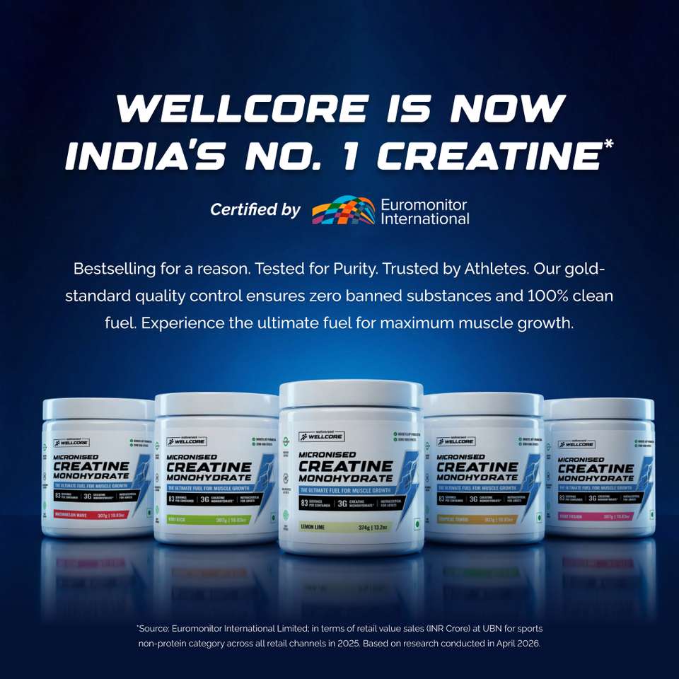 Wellcore Micronised Creatine Monohydrate + Steel Shaker | Trustified ...