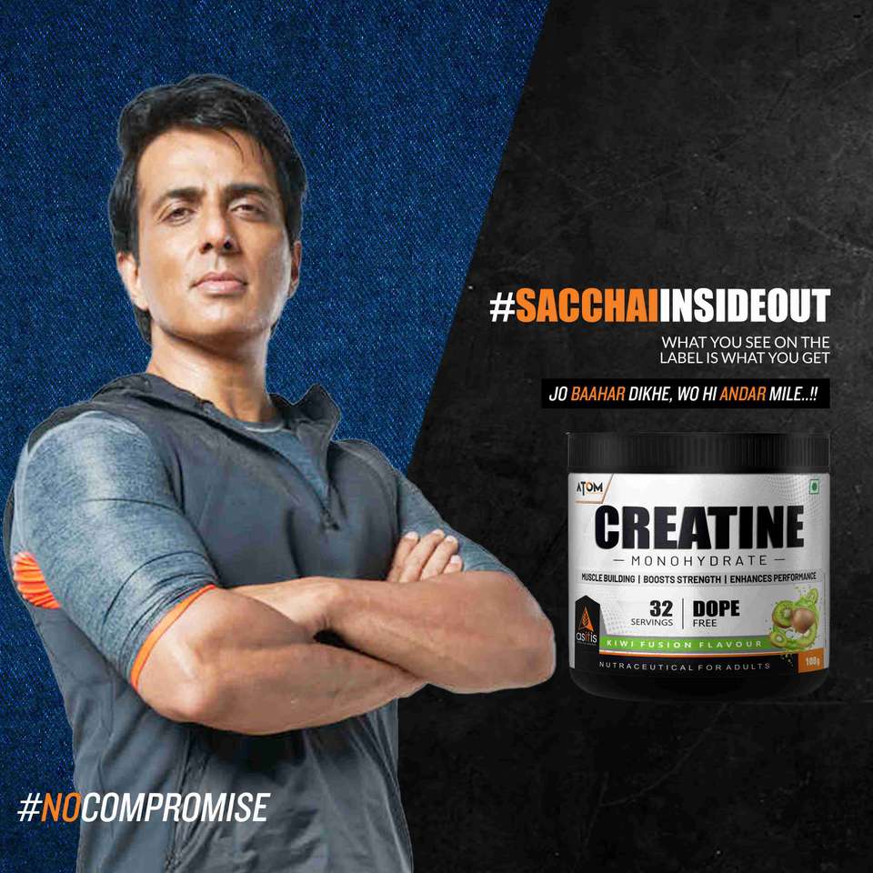 AS-IT-IS Nutrition ATOM Creatine Monohydrate 100g - 32 Servings | Dope ...