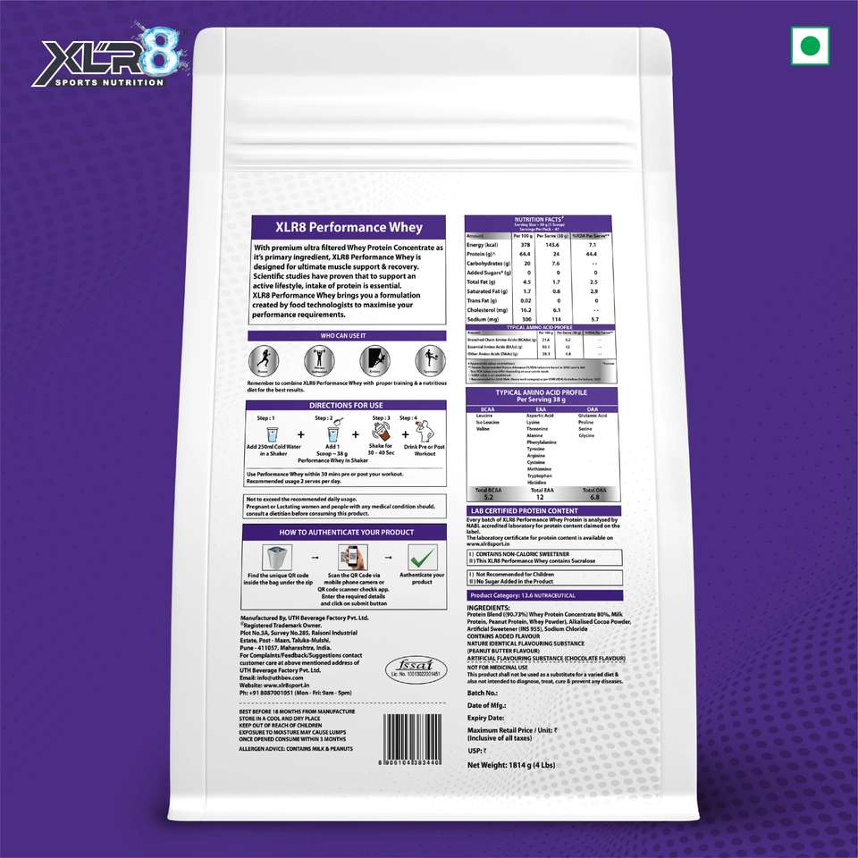 XLR8 Performance Whey Protein Price in India - Buy XLR8 Performance ...
