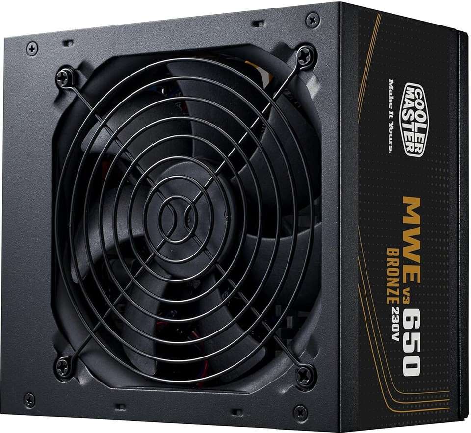 COOLER MASTER MWE 650 V3 Bronze ATX 3.1 650 Watts Computer PSU with 6 ...
