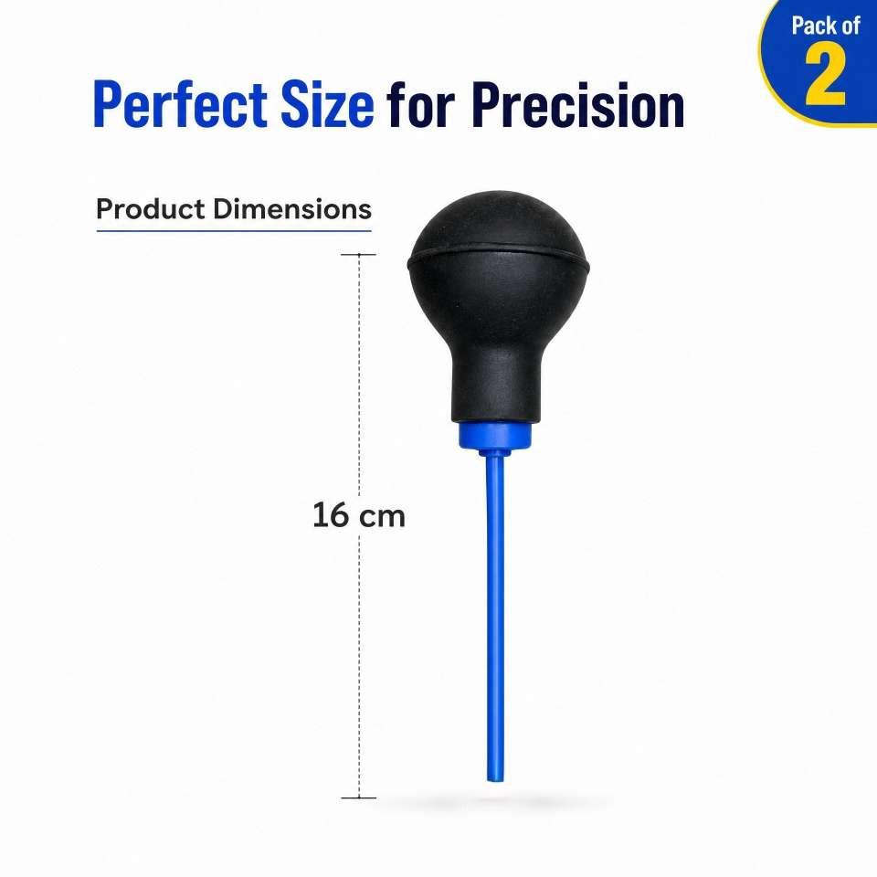 CORELAB SCIENTIFIC Acid Filler Pump 16cm Rubber Bulb Liquid Transfer ...