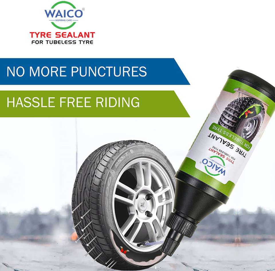 WAICO Tubeless Tire Sealant 350mL Anti Puncture Liquid Gel for Bike ...