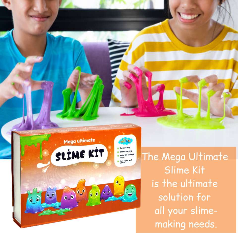 Link With Science 87 Pieces Ultimate Slime Making Kit - Make 45+ Slime ...
