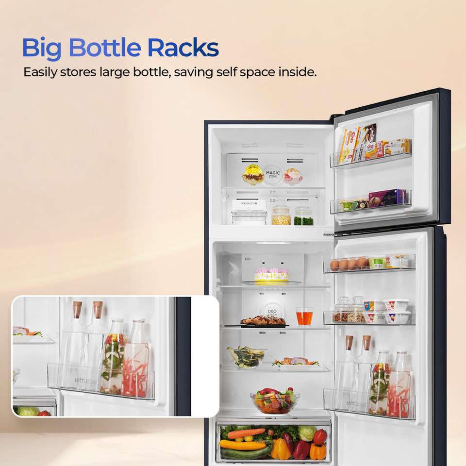 Haier 328 L Frost Free Double Door 2 Star Convertible Refrigerator with ...