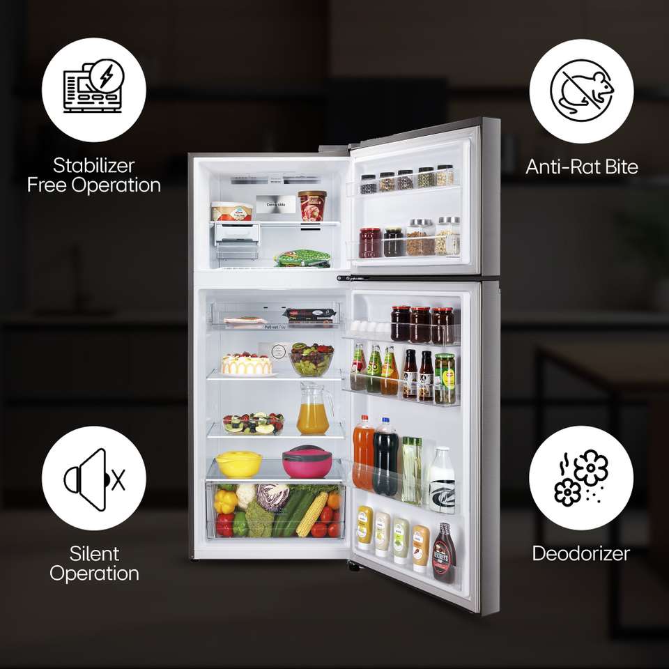 LG 398 L Frost Free Double Door 3 Star Convertible Refrigerator with ...