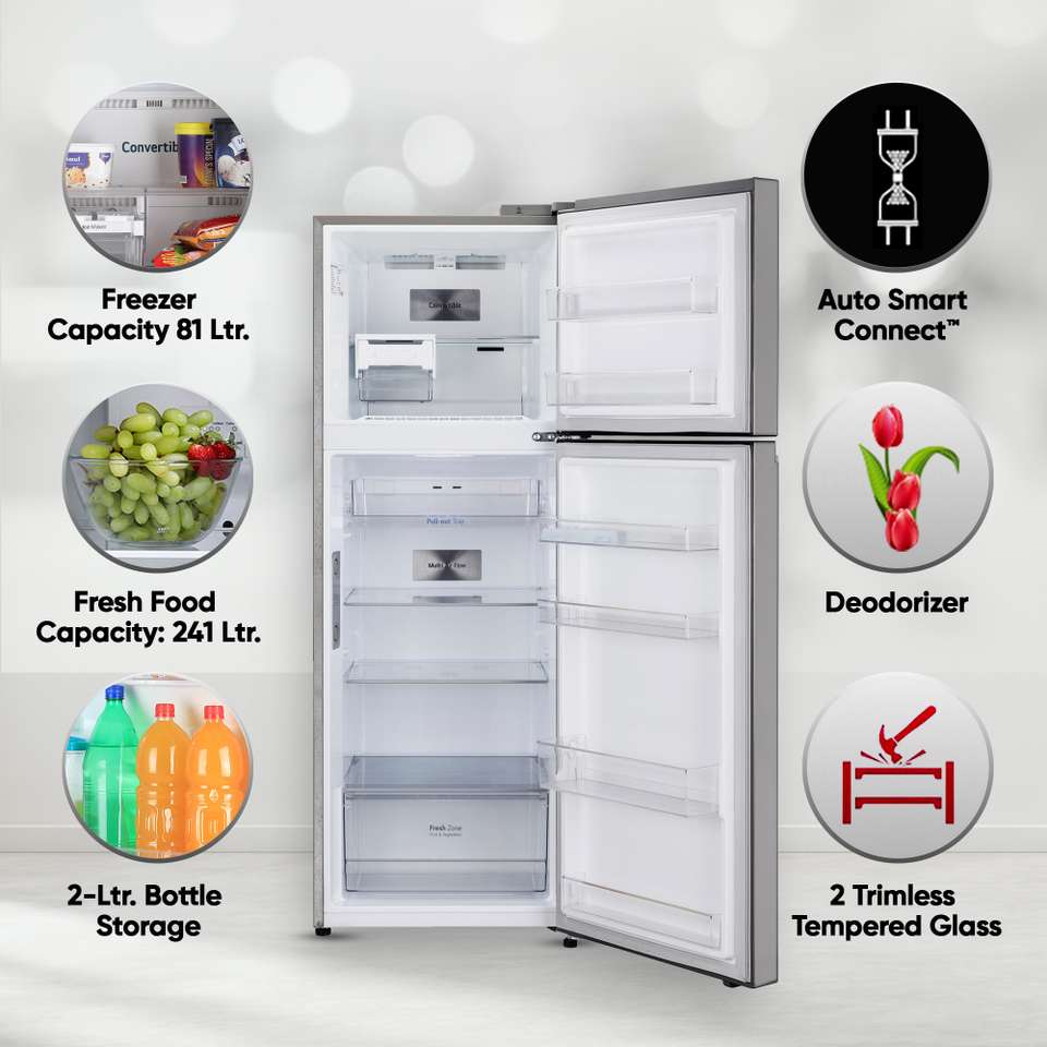 LG 322 L Frost Free Double Door 2 Star Convertible Refrigerator Online ...
