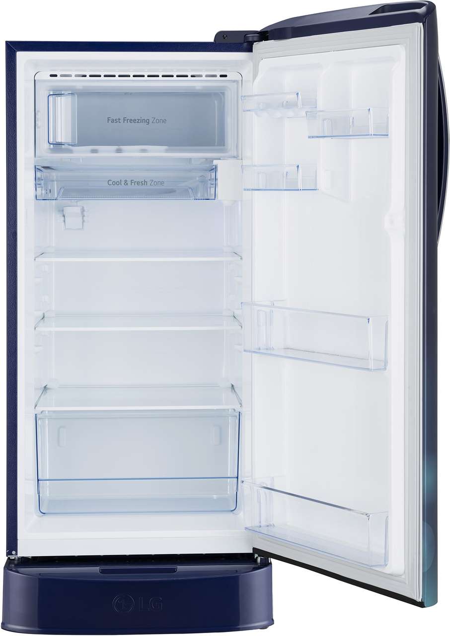 LG 201 L Direct Cool Single Door 5 Star Refrigerator with Base Drawer ...
