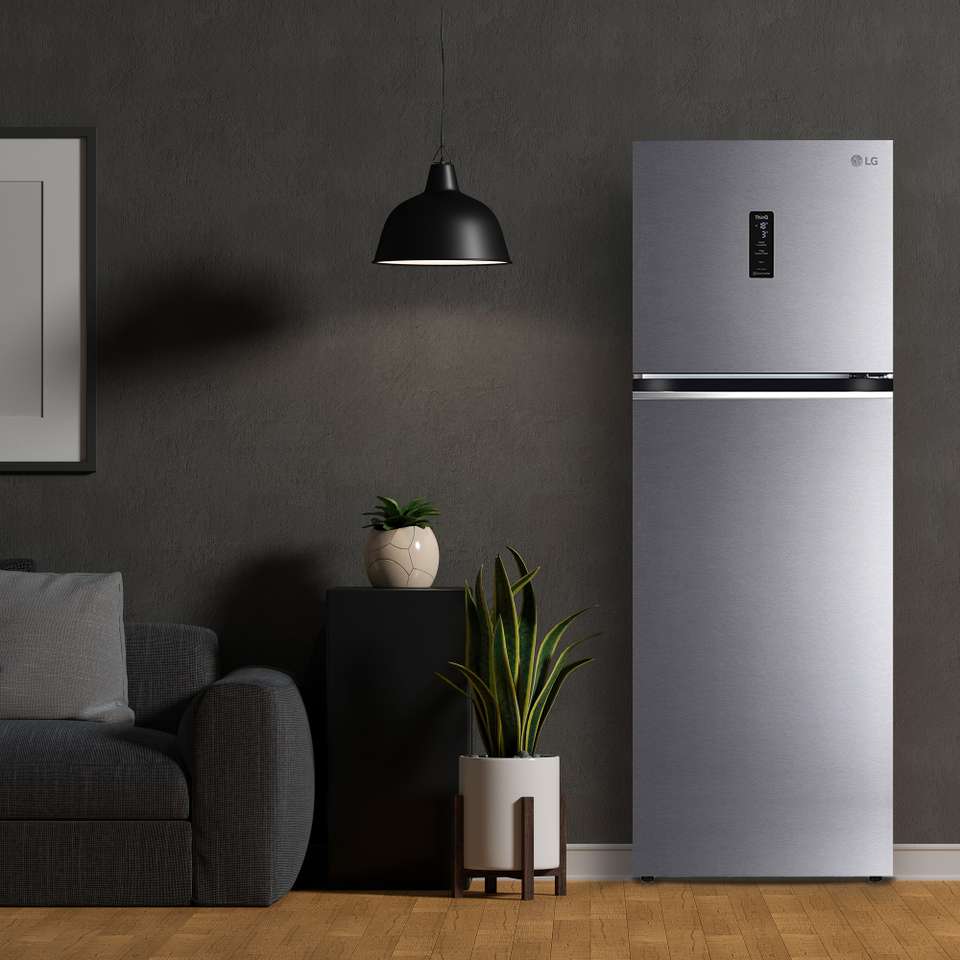 LG 322 L Frost Free Double Door 3 Star Convertible Refrigerator with Wi ...