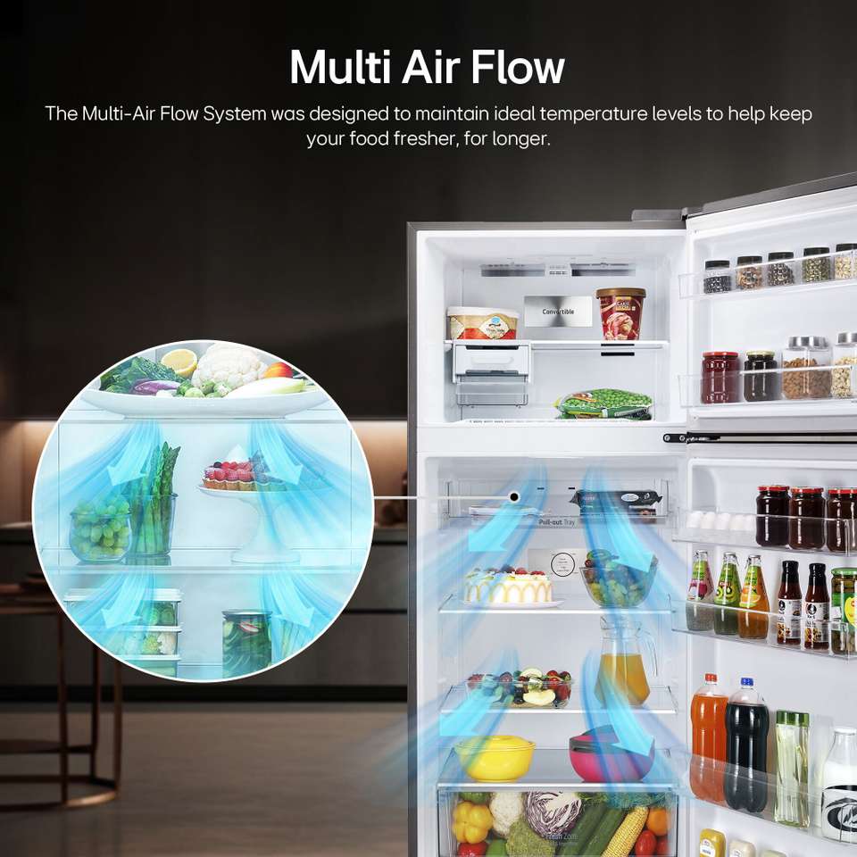 LG 398 L Frost Free Double Door 3 Star Convertible Refrigerator with ...