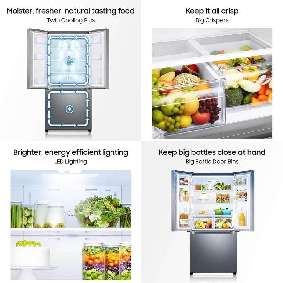 Samsung 550 L Frost Free Side by Side Convertible Refrigerator with ...