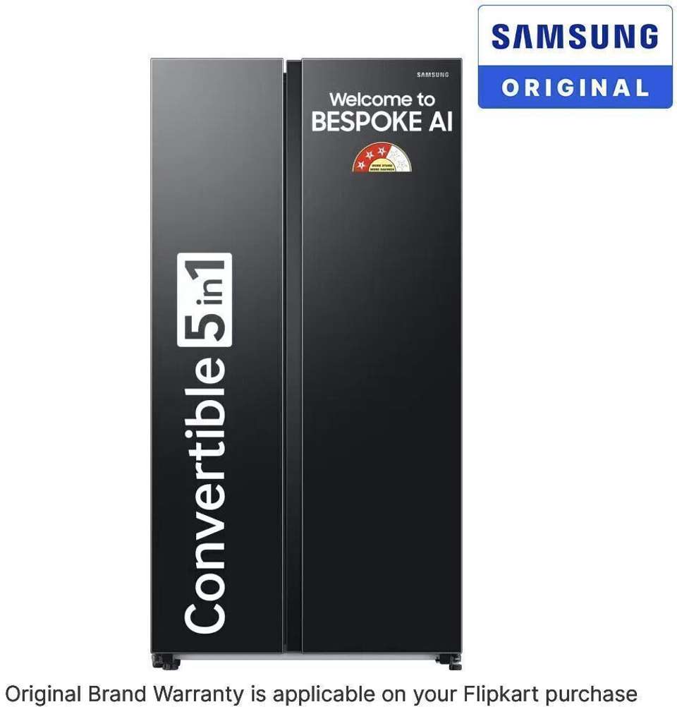 Samsung 653 L Frost Free Side by Side 3 Star Refrigerator with AI and ...