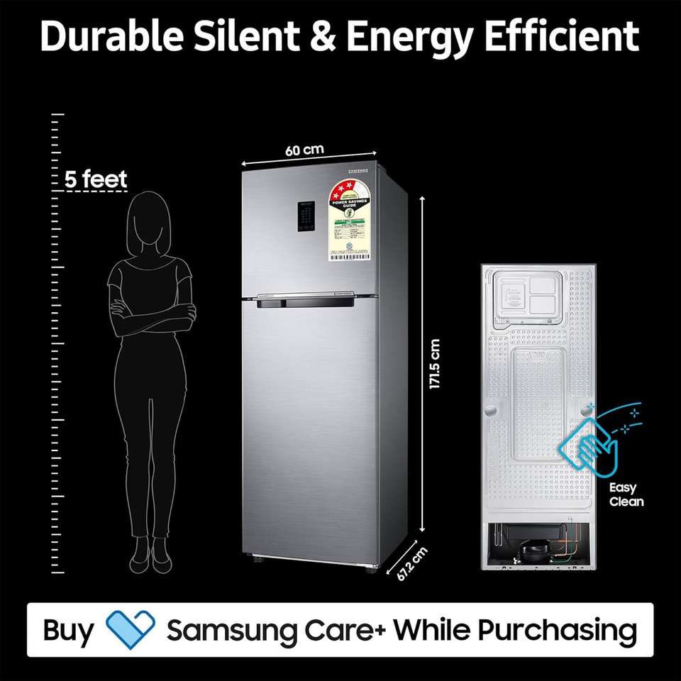 Samsung 322 L Frost Free Double Door 3 Star Convertible Refrigerator ...